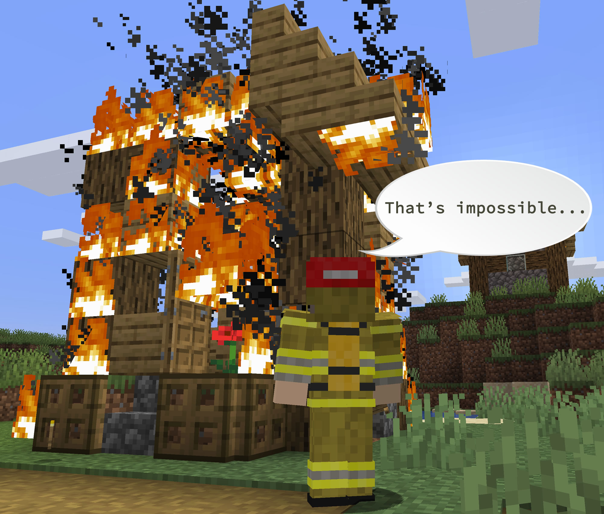 Fireman - Firefighter Minecraft Skin